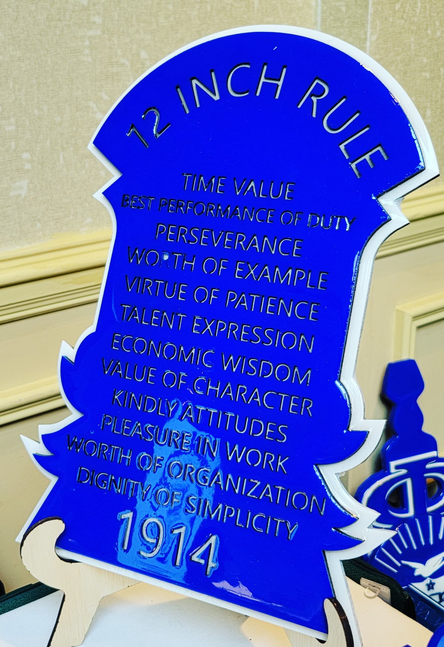 12 Inch Rule - Phi Beta Sigma | Turn 2 Wood LLC