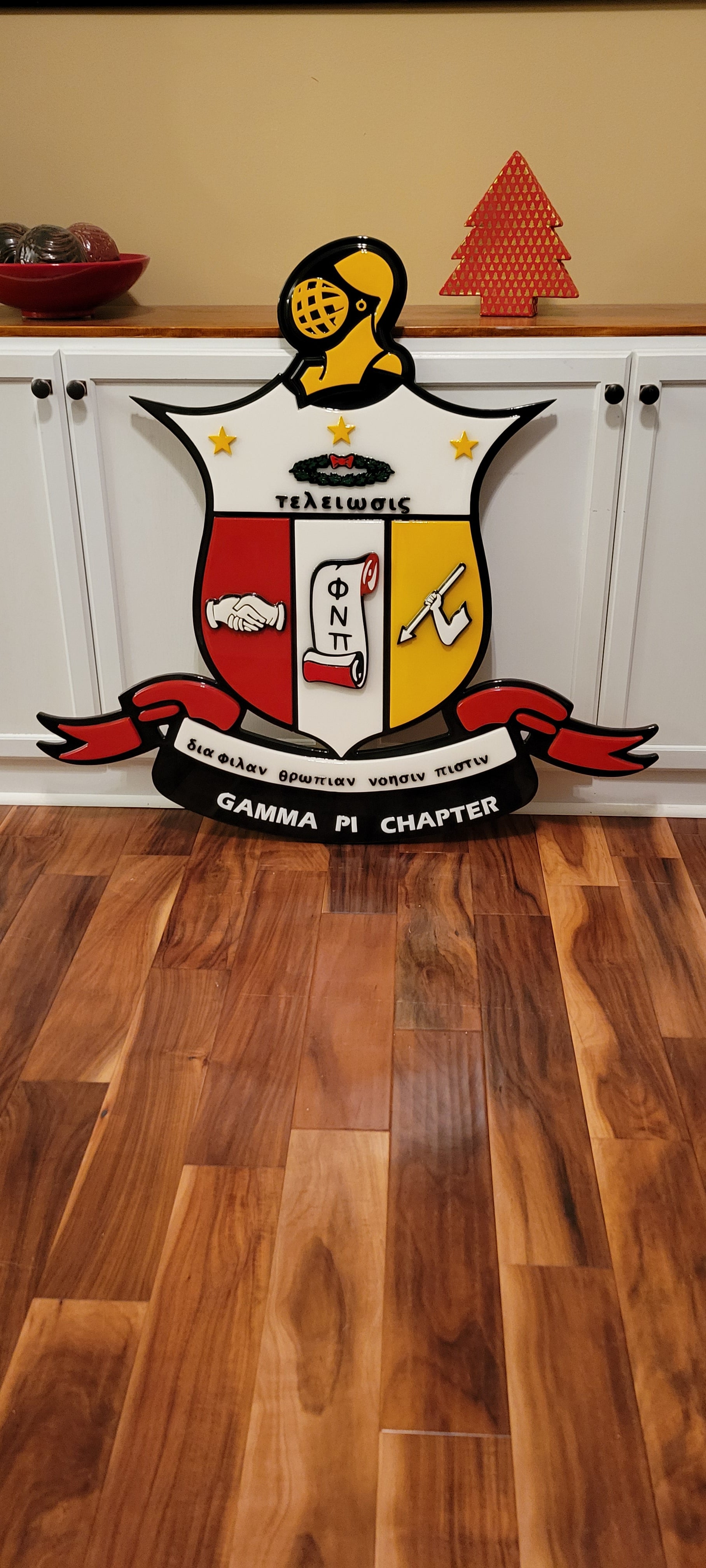 36 Inch Kappa Alpha Psi COA | Turn 2 Wood LLC
